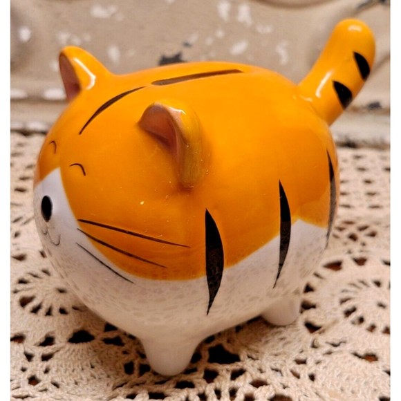 Cat Lady | Accents | Whimsical Cat Lady Orange White And Black Fat ...